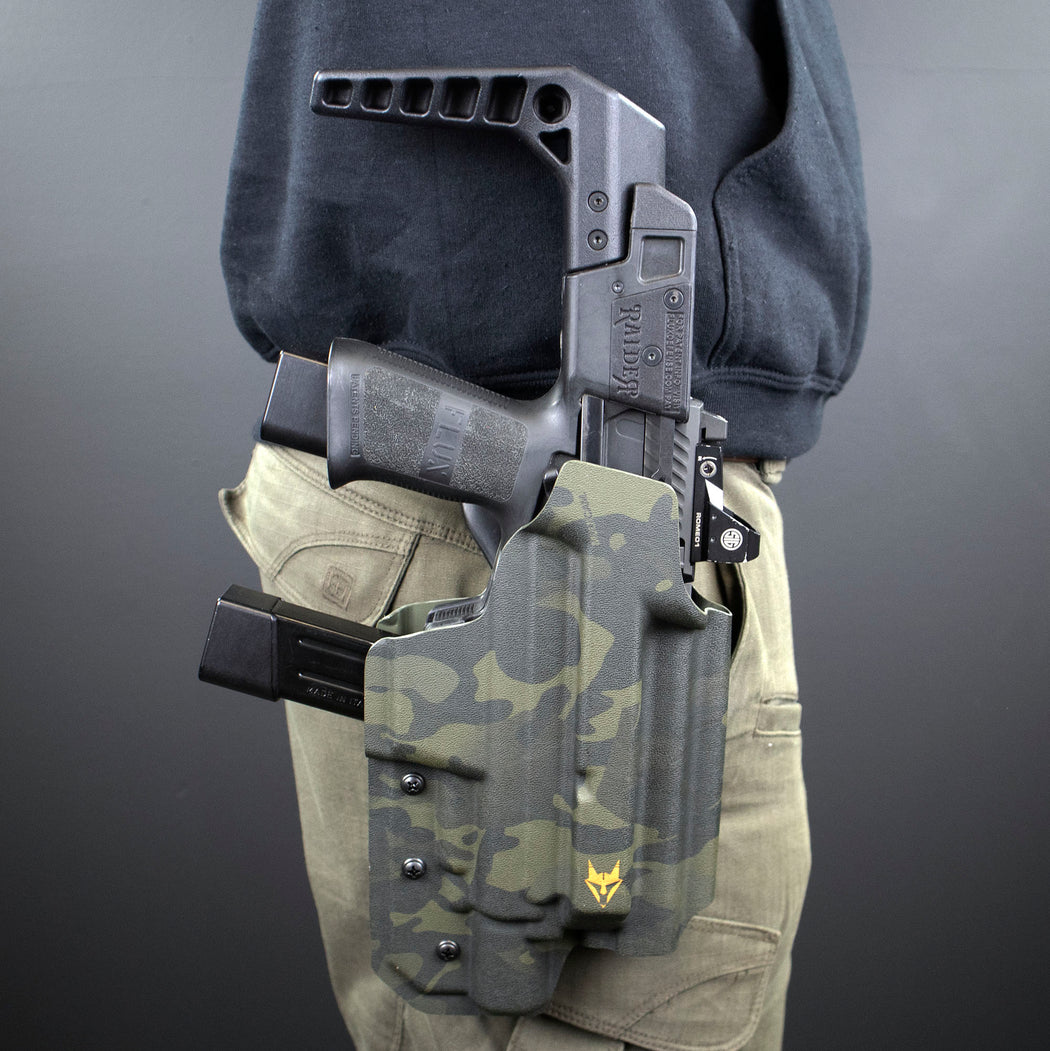 CAPACITOR - OWB Holster for Flux Defense Raider – Gray Fox Strategic Inc