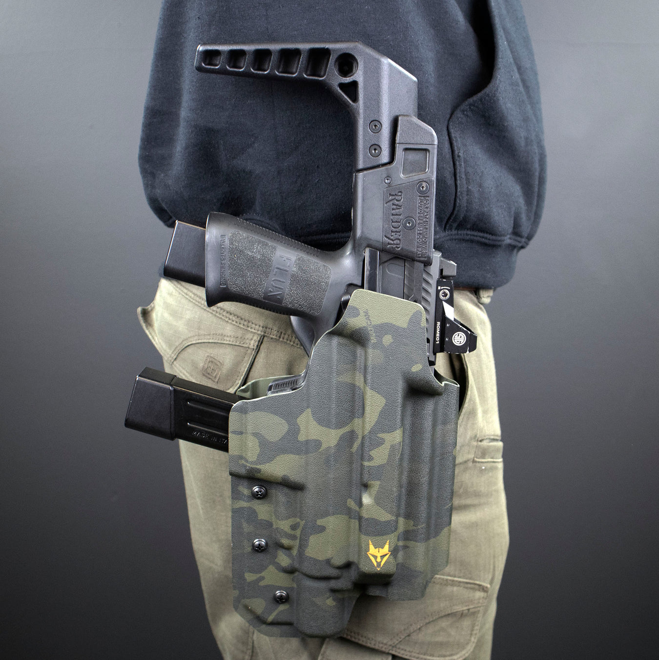 CAPACITOR - OWB Holster for Flux Defense Raider – Gray Fox Strategic Inc