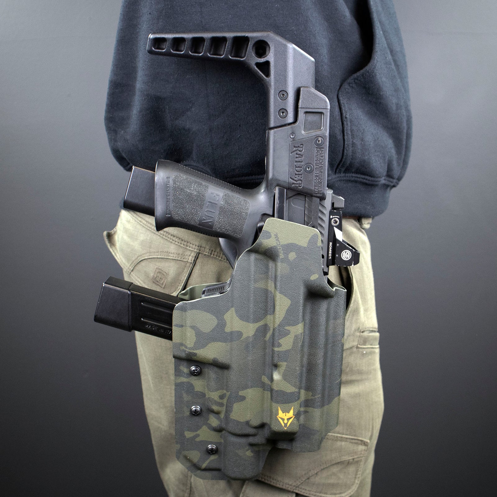 CAPACITOR - OWB Holster for Flux Defense Raider – Gray Fox Strategic Inc