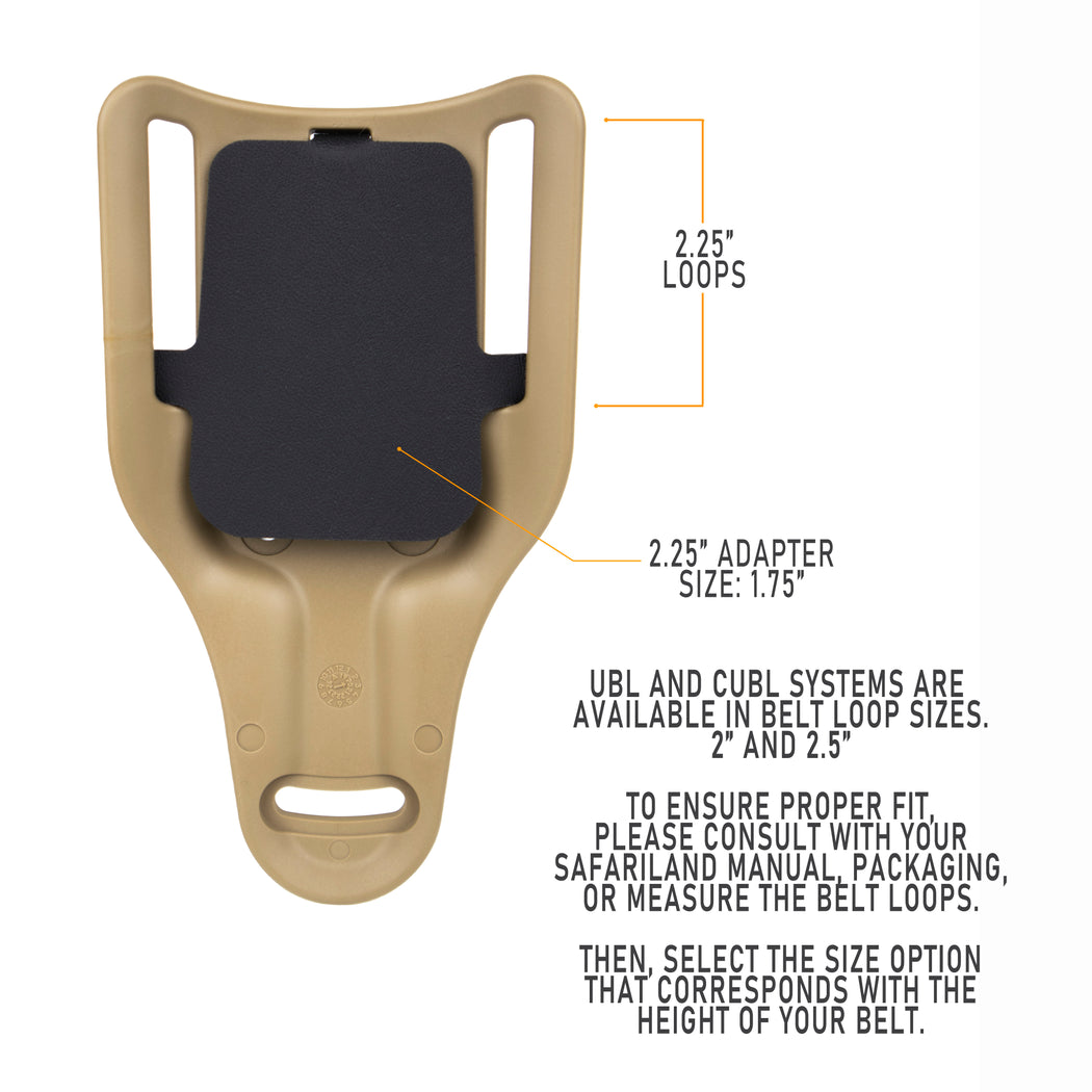 2.25" UBL Belt Adapter – Gray Fox Strategic Inc